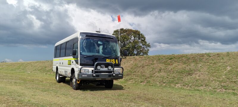 4WD Bus Conversions - Toyota Coaster 70 Series 4WD Bus Conversion | Bus 4x4